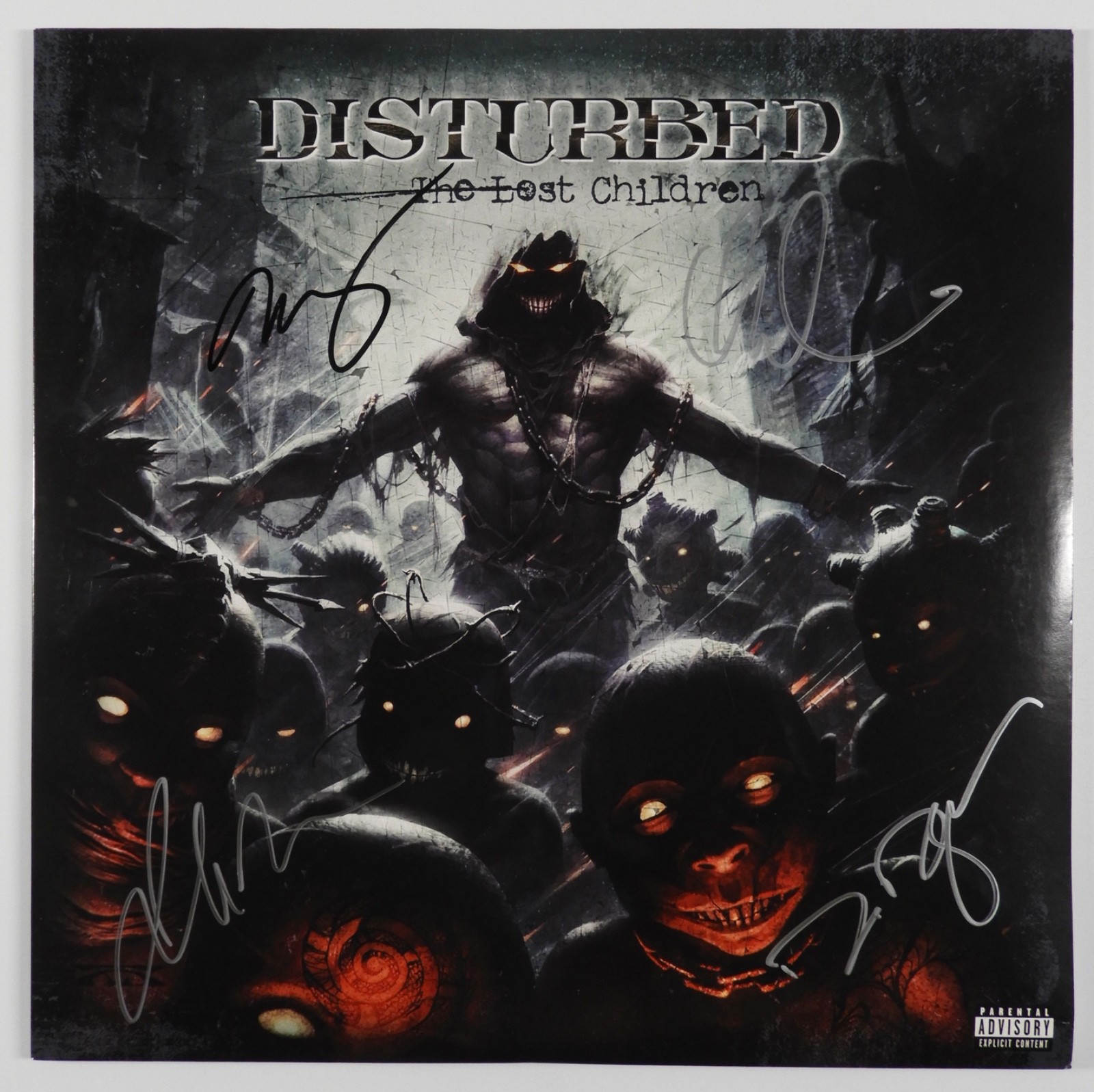 Disturbed JSA Fully Signed Autograph Record Album Vinyl The Lost ...
