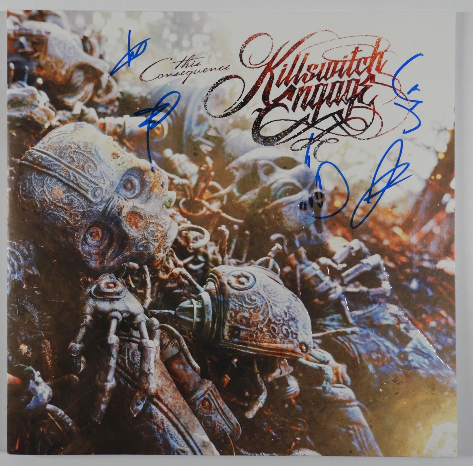 Killswitch Engage JSA Fully Signed Autograph Record Album Vinyl This Consequence | Autographia