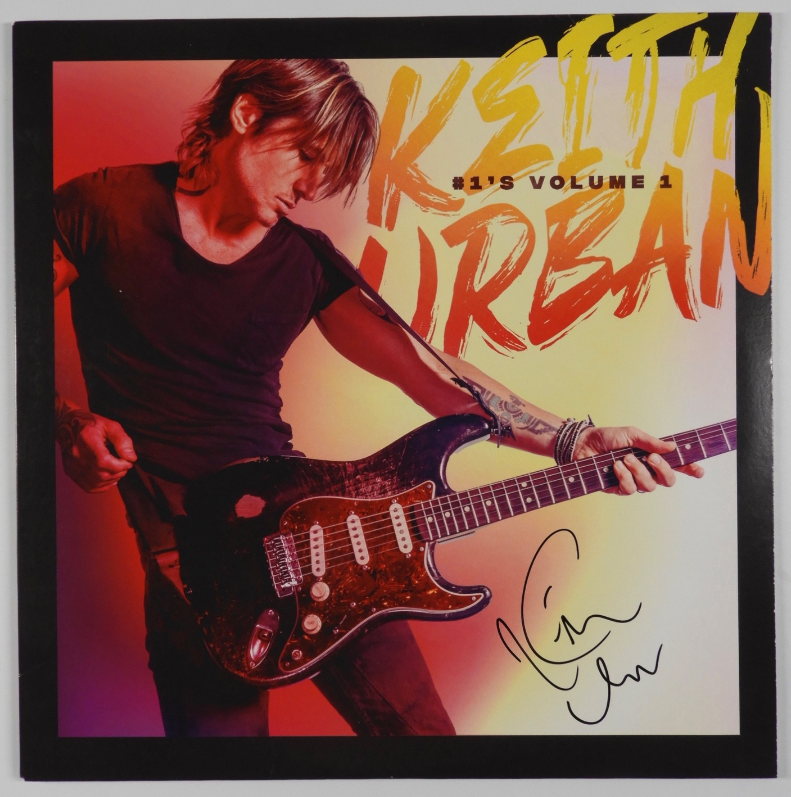 Keith Urban Signed Autograph Album JSA Record Vinyl 1#s Volume 1 ...