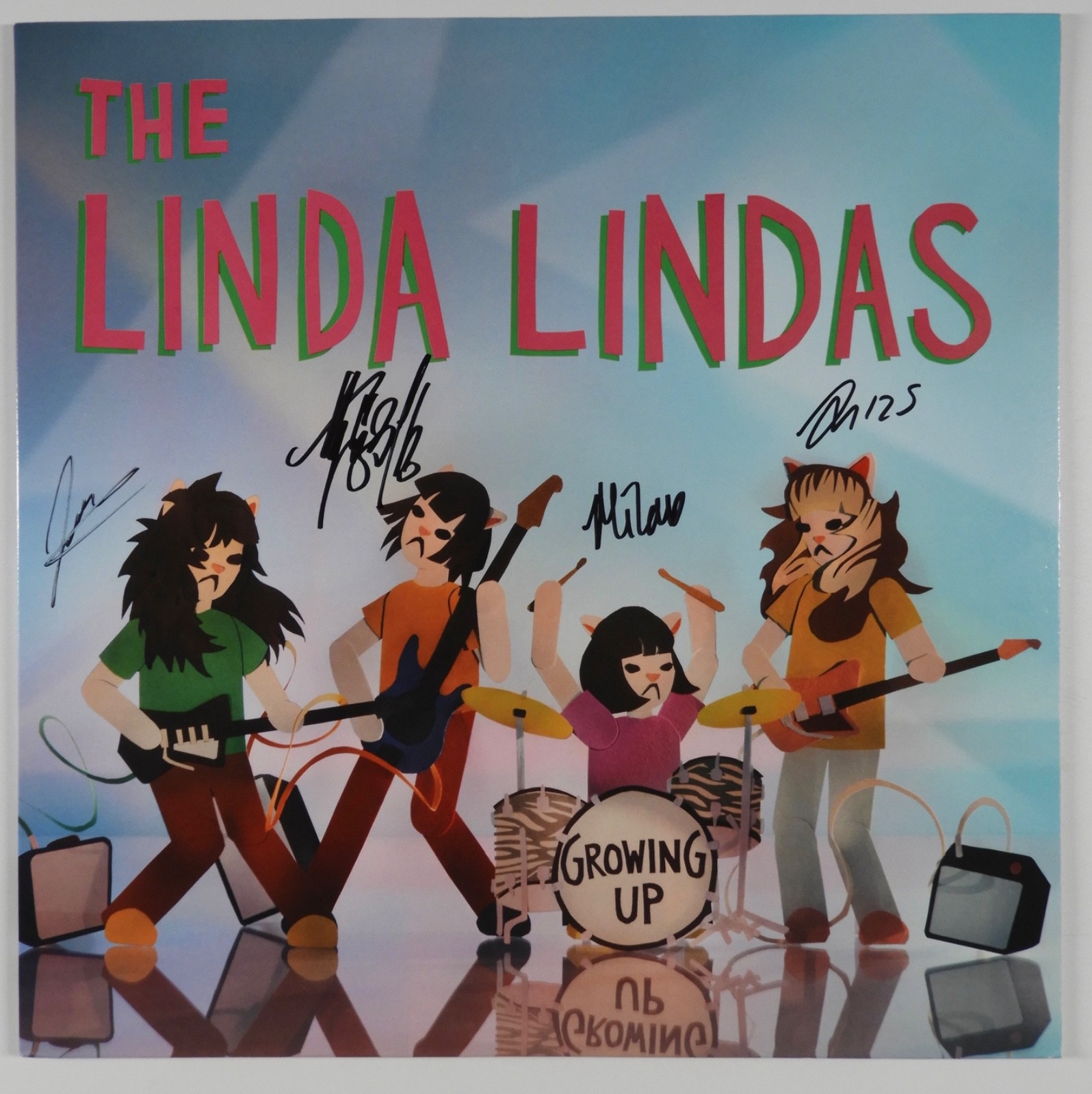 The Linda Lindas JSA Fully Signed Autograph Record Album Growing Up ...