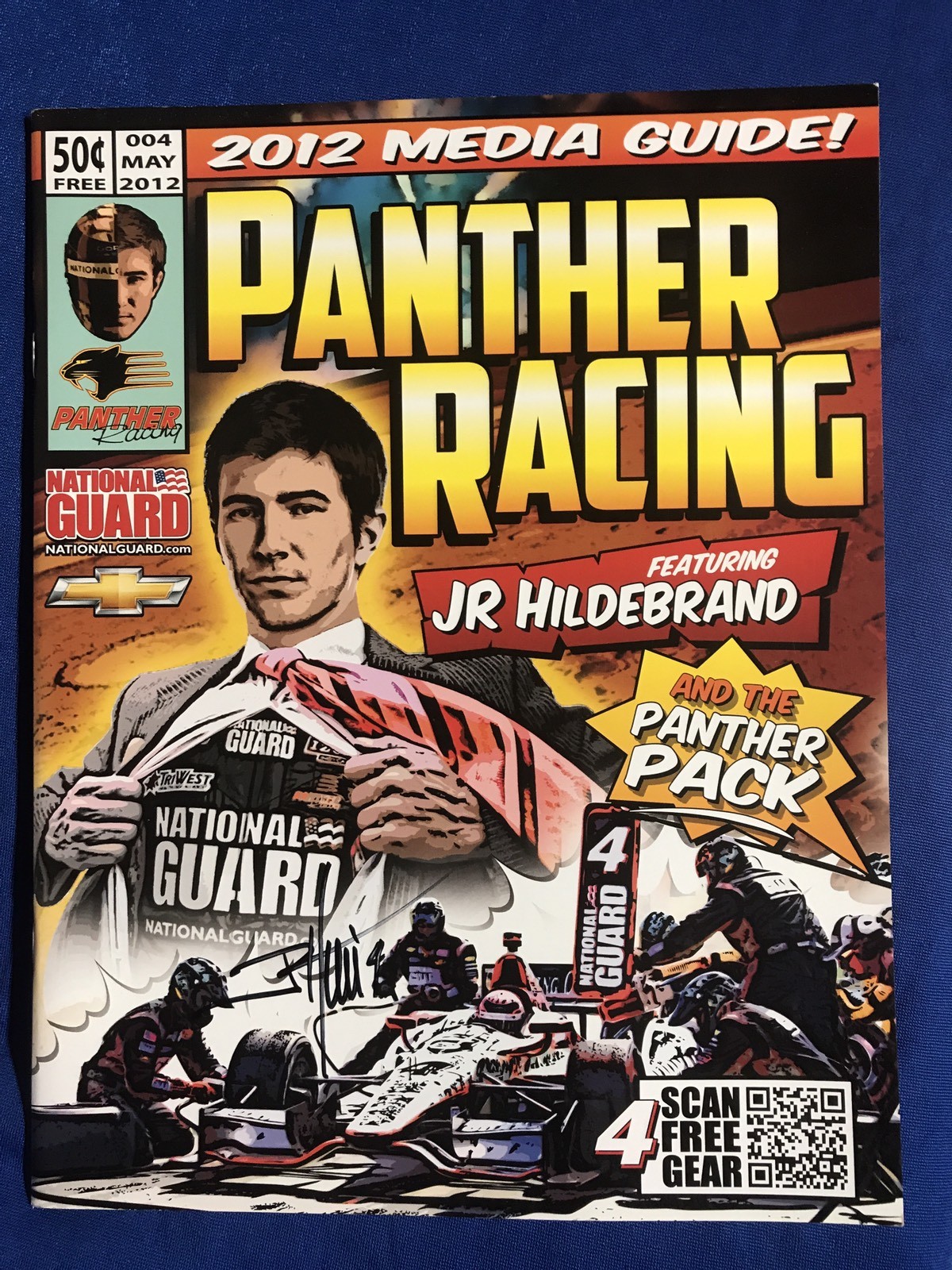 JR Hildebrand Signed Indianapolis 500 Indy Car Magazine Autographed ...