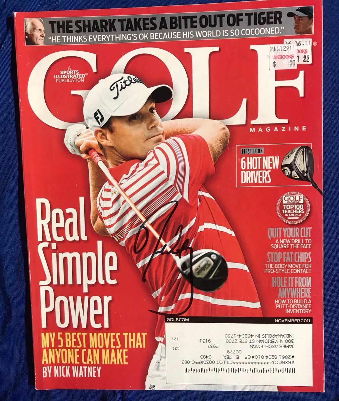 Nick Watney Autographed Magazine Signed PGA Golf Autographed Pricing ...
