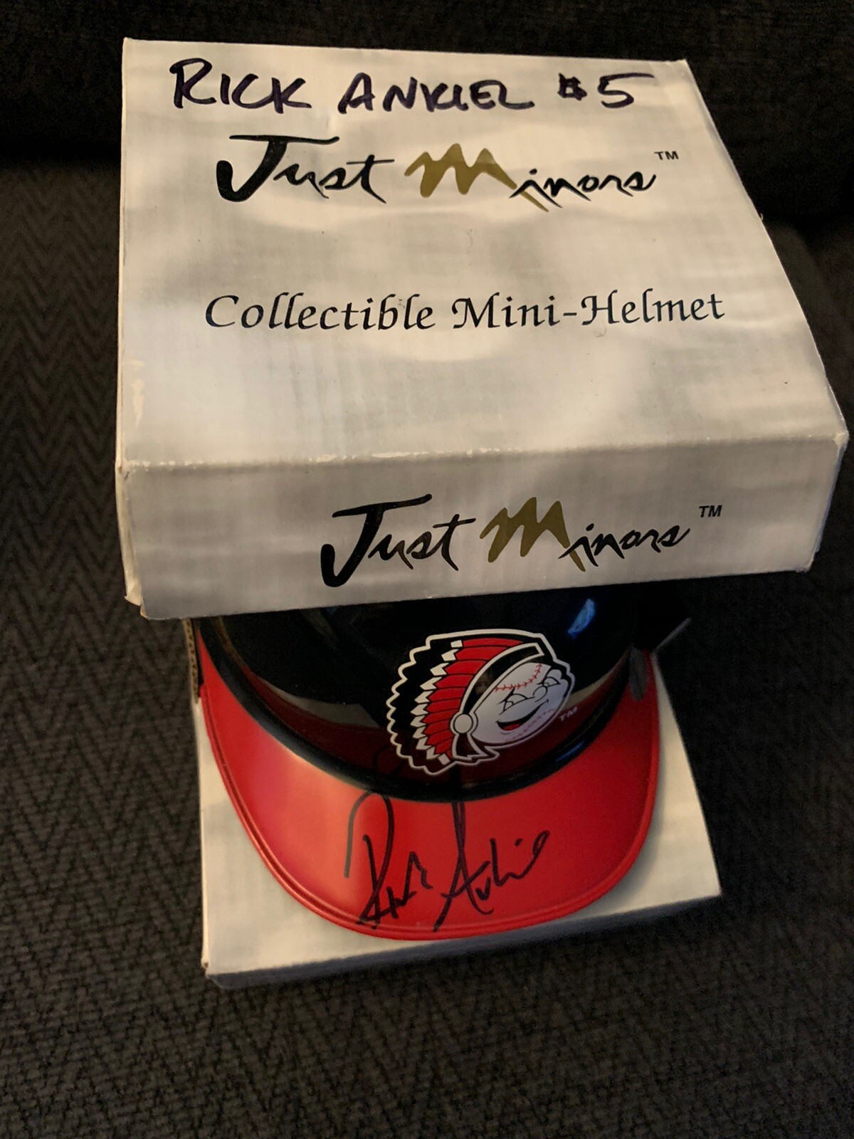 Rick Ankiel Signed Peoria Chiefs Mini Helmet | Autographia