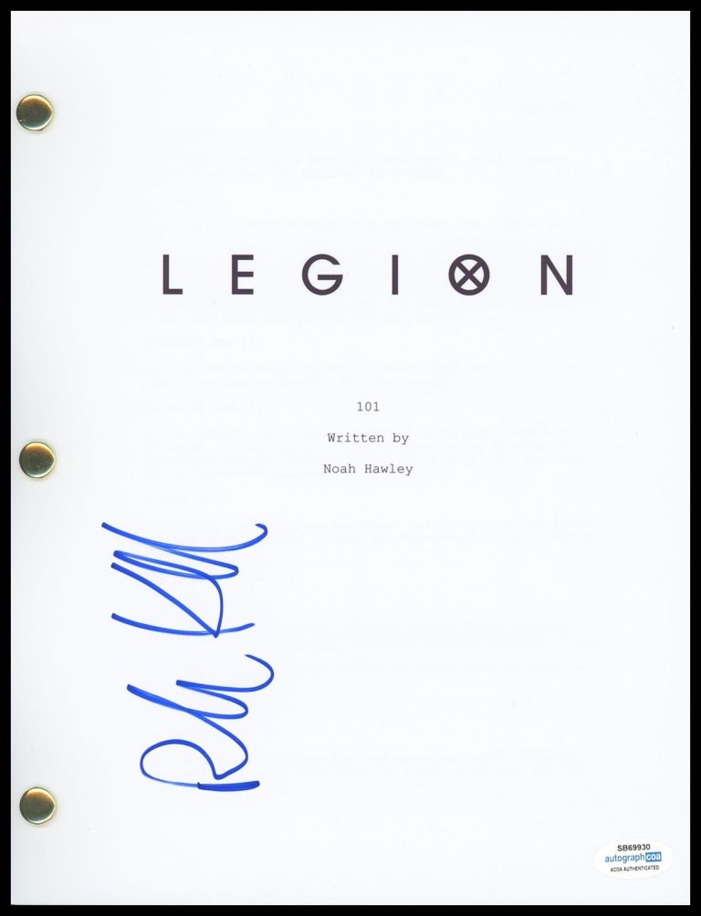 Rachel Keller "Legion" AUTOGRAPH Signed 'Syd Barrett' Pilot Episode ...