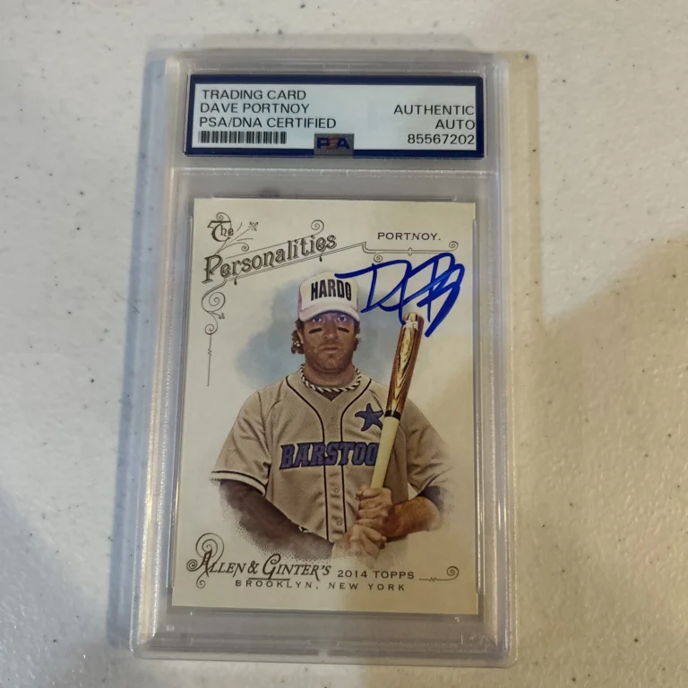 DAVE PORTNOY SIGNED AUTOGRAPH 2014 TOPPS ALLEN & GINTER CARD PSA DNA ...