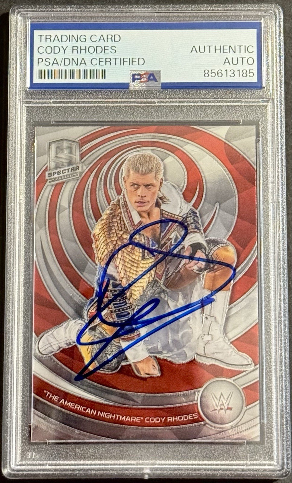 Cody Rhodes Signed 2023 WWE Chronicles Spectra Card PSA/DNA Slabbed ...