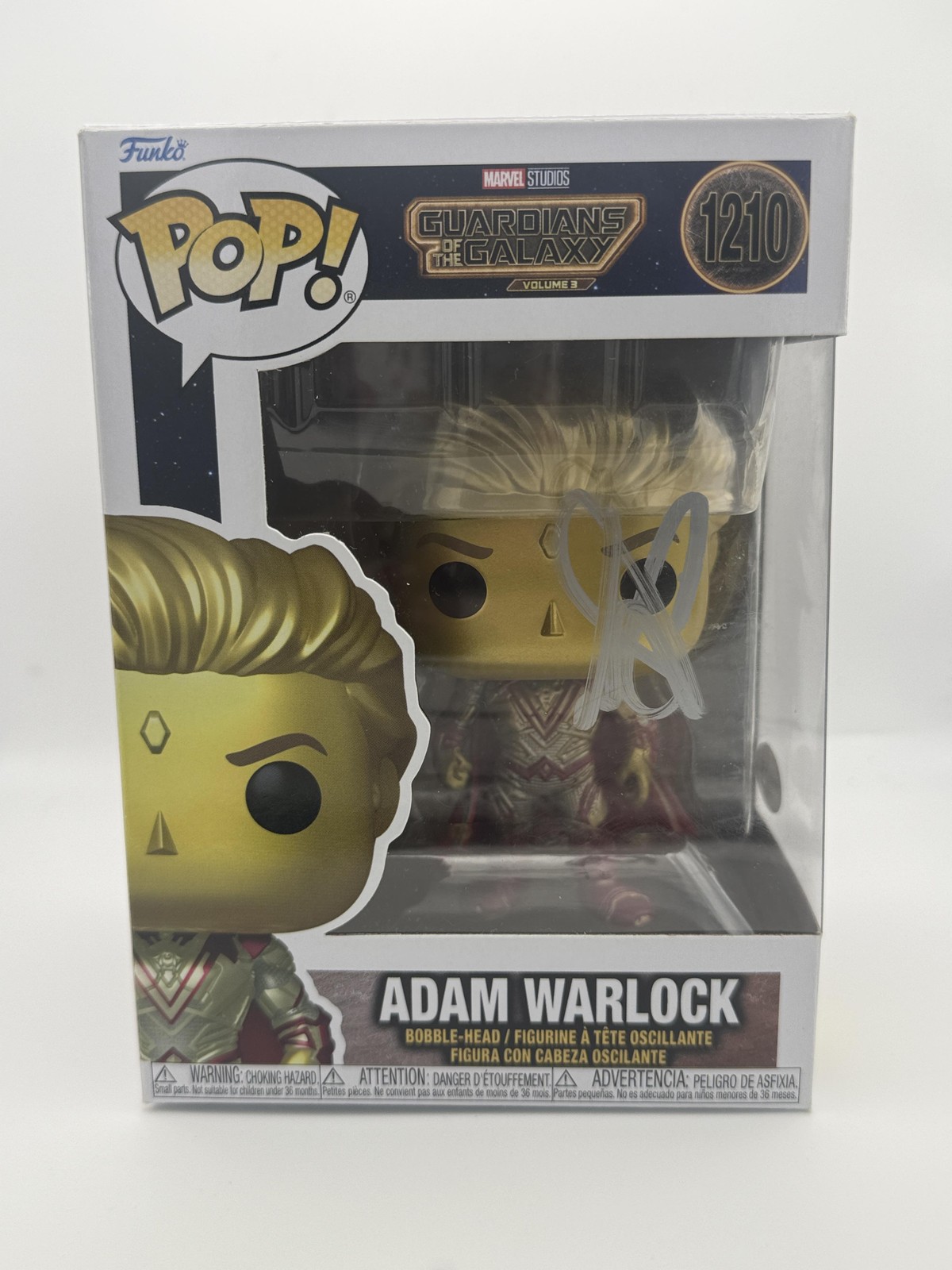 Will Poulter "Guardians of the Galaxy 3" SIGNED 'Adam Warlock' Funko ...