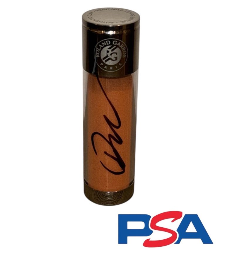 Jack Draper Signed Roland Garros Paris French Open Match Used Clay PSA ...