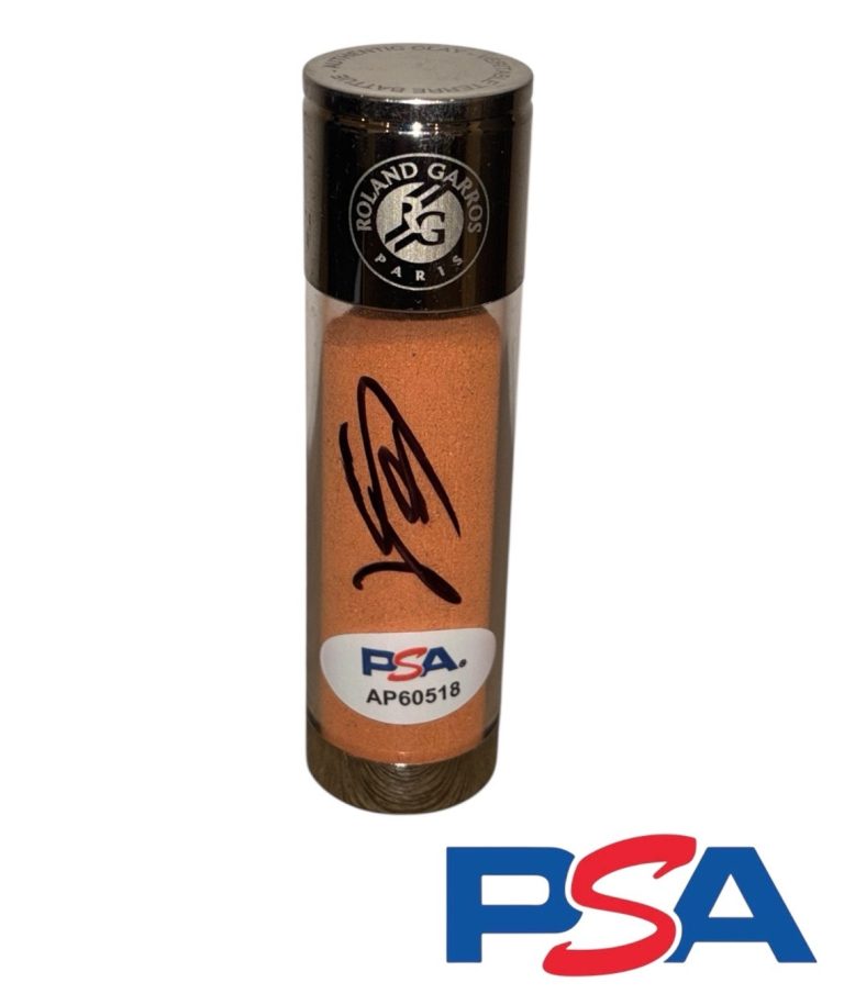 Lorenzo Sonego Signed Roland Garros Paris French Open Match Used Clay ...