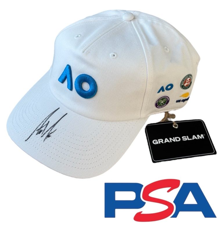 Andre Agassi Signed Australian Open Grand Slam Limited Edition Hat Cap ...