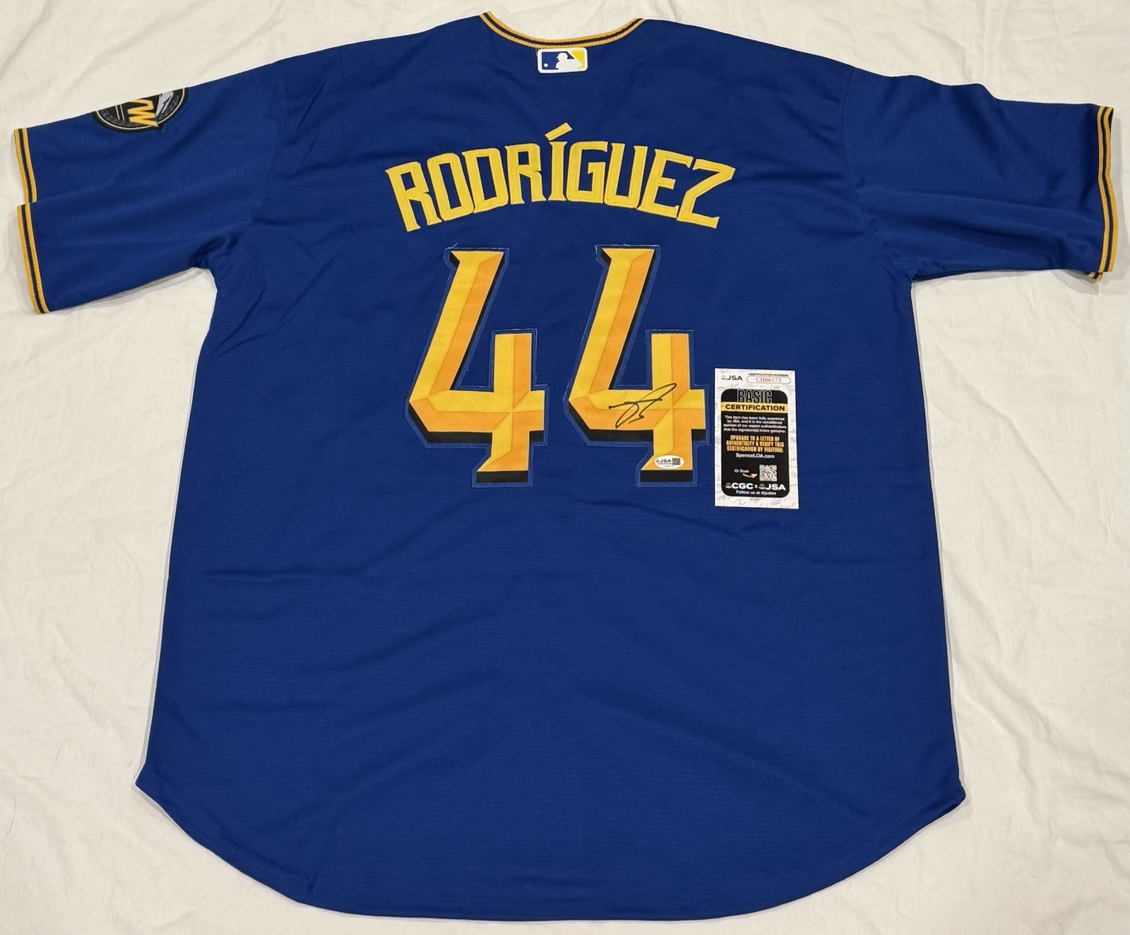 Julio Rodriguez Signed Autographed Seattle Mariners City Connect Jersey ...
