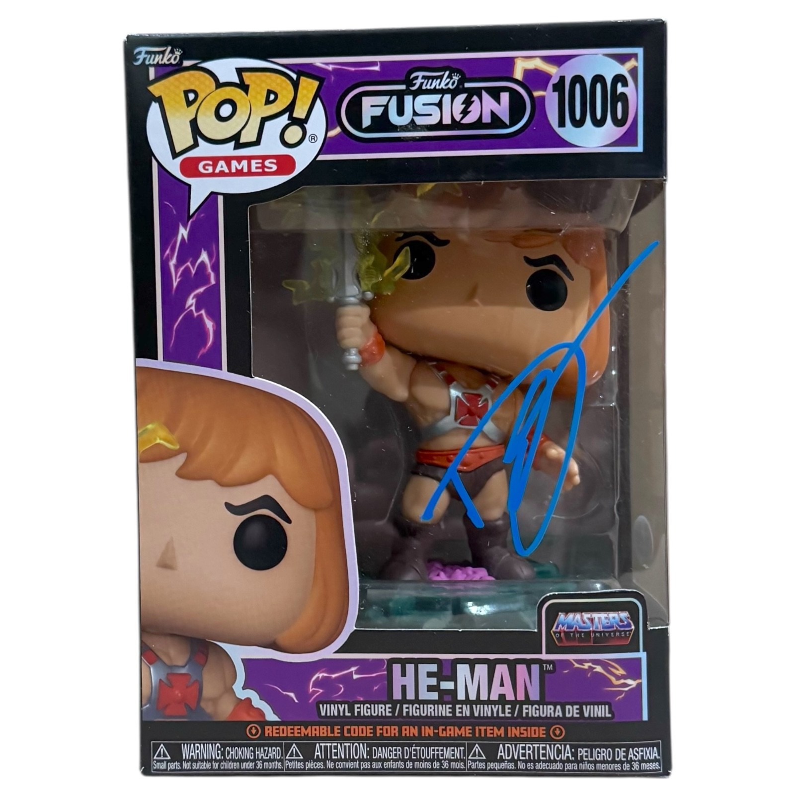 Dolph Lundgren Signed Masters of The Universe He-Man Funko Pop ...