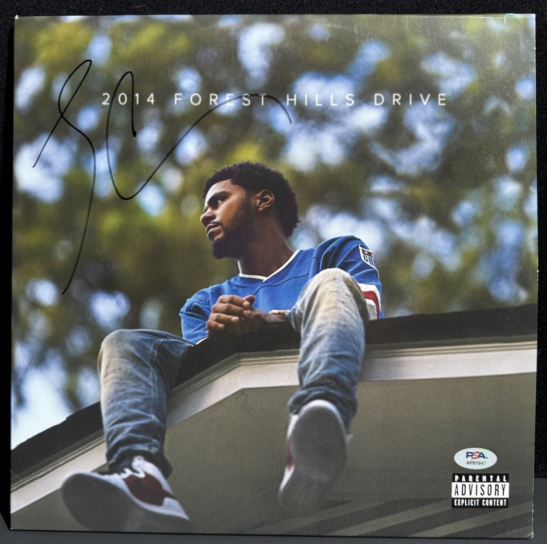J Cole Signed Autographed 2014 Forest Hills Drive Vinyl LP Record Album ...