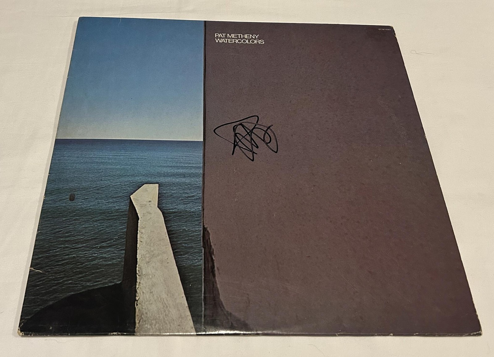 PAT METHENY SIGNED WATERCOLORS VINYL RECORD JSA | Autographia