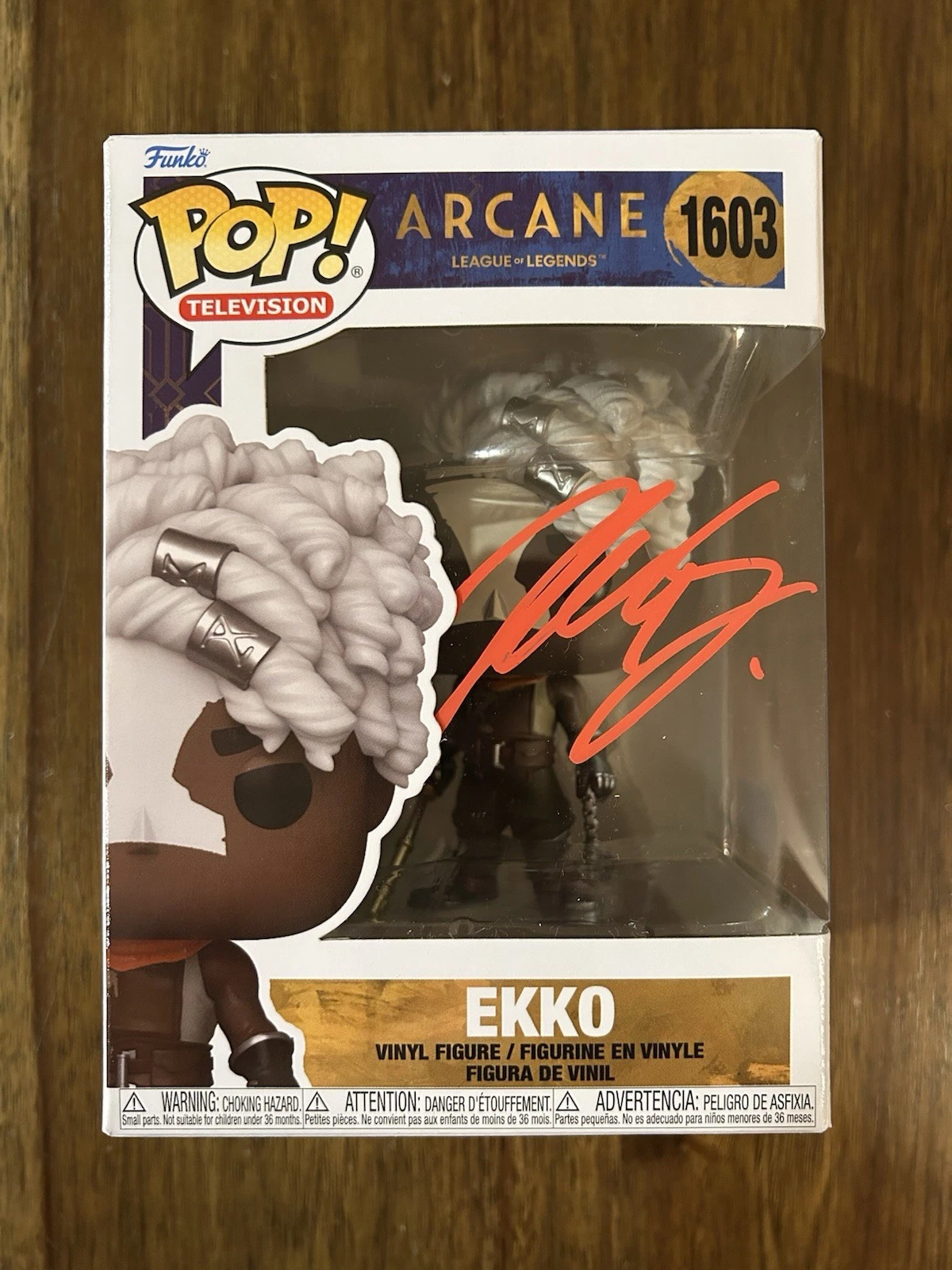 Reed Shannon ‘Arcane’ Signed ‘Ekko’ Funko Pop #1603 Beckett Certified ...