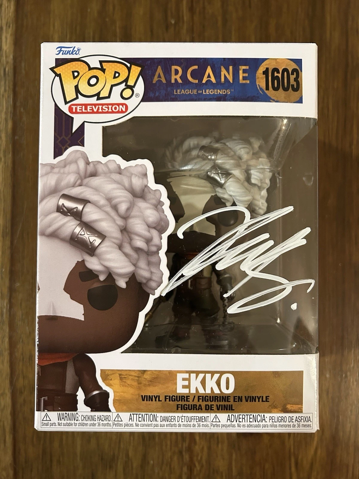 Reed Shannon ‘Arcane’ Signed ‘Ekko’ Funko Pop #1603 Beckett Certified ...