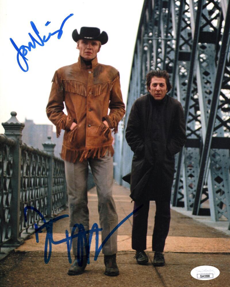 Jon Voight & Dustin Hoffman Signed Autograph 8x10 Photo Midnight Cowboy ...