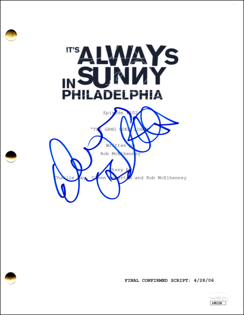 Danny DeVito Signed Autograph It's Always Sunny in Philadelphia Script ...