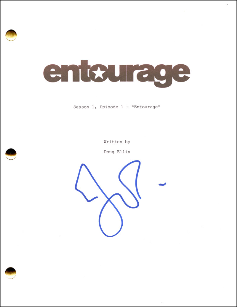 Jeremy Piven Signed Autograph Entourage Full Pilot Script Screenplay - Ari Gold | Autographia