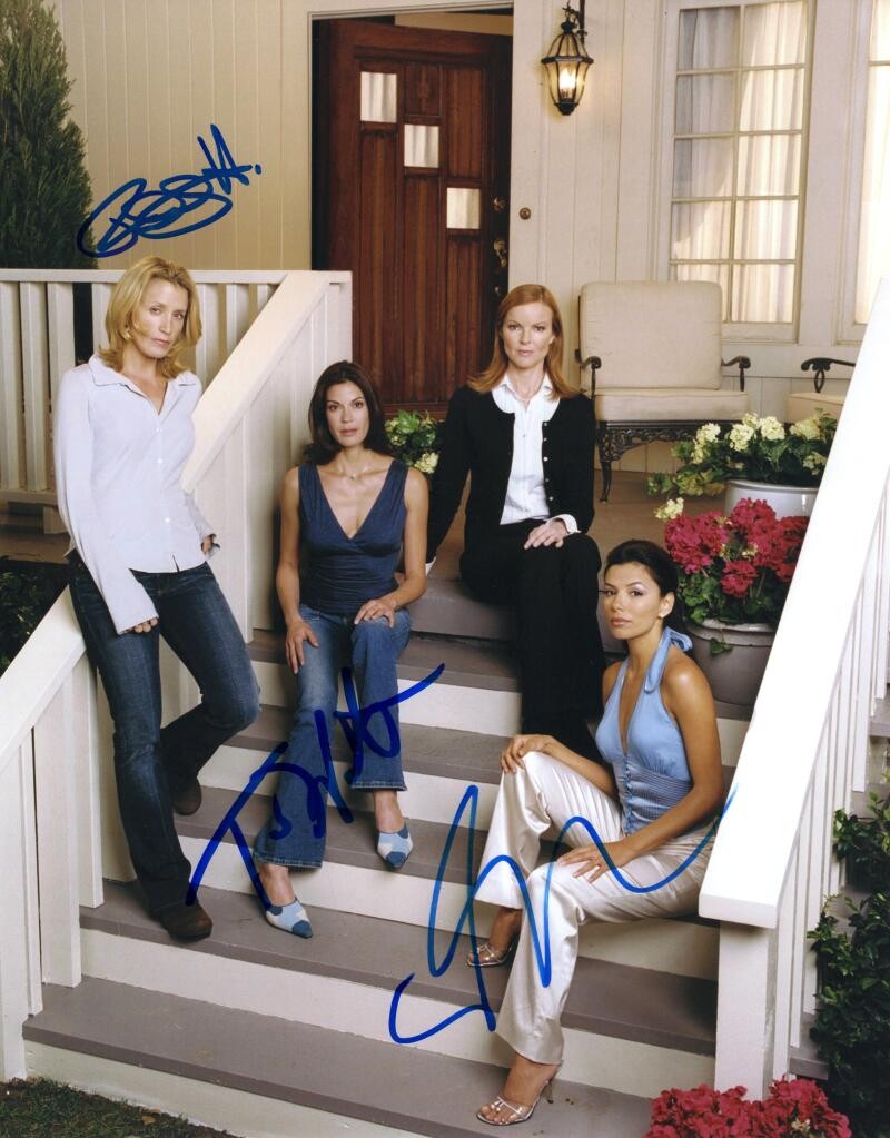 Eva Longoria Teri Hatcher +1 Signed Autograph Desperate Housewives ...