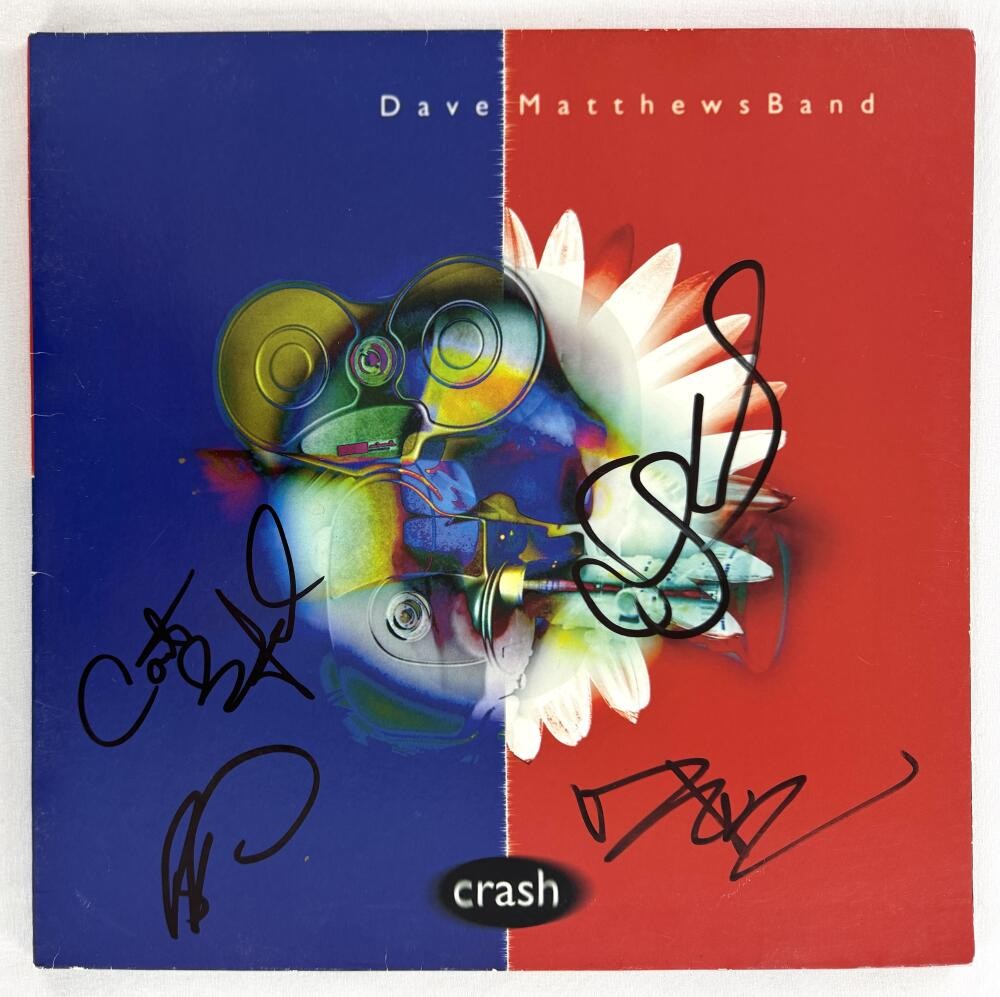 Dave Matthews Band x4 Signed Autograph Album Vinyl Record - DMB Crash JSA COA | Autographia