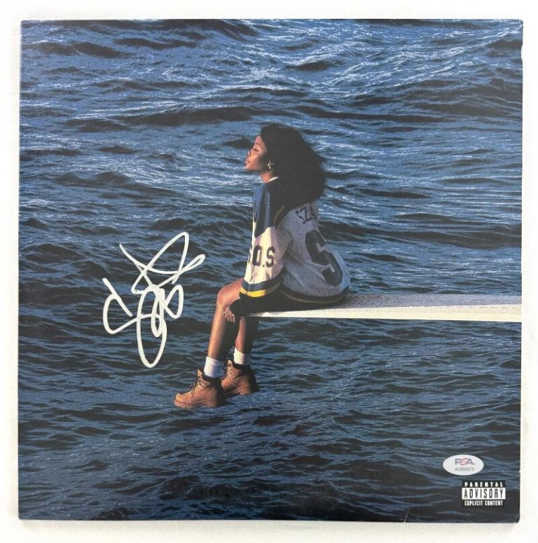 SZA Solana Rowe Signed Autograph Album Vinyl Record LP - SOS w/ PSA COA ...