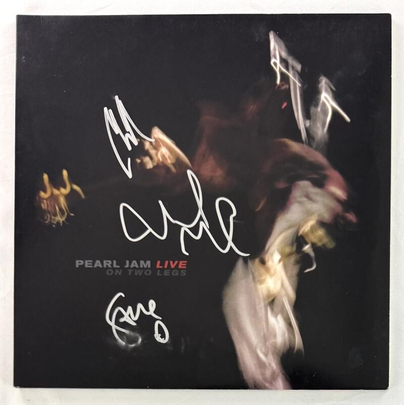Matt Cameron Mike McCready Stone Signed Autograph Pearl Jam Vinyl ...
