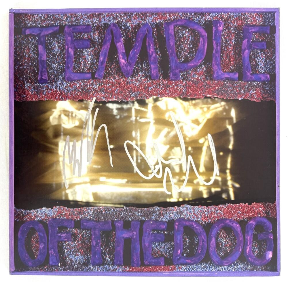 Mike McCready & Matt Cameron Signed Autograph Album Record Temple of ...