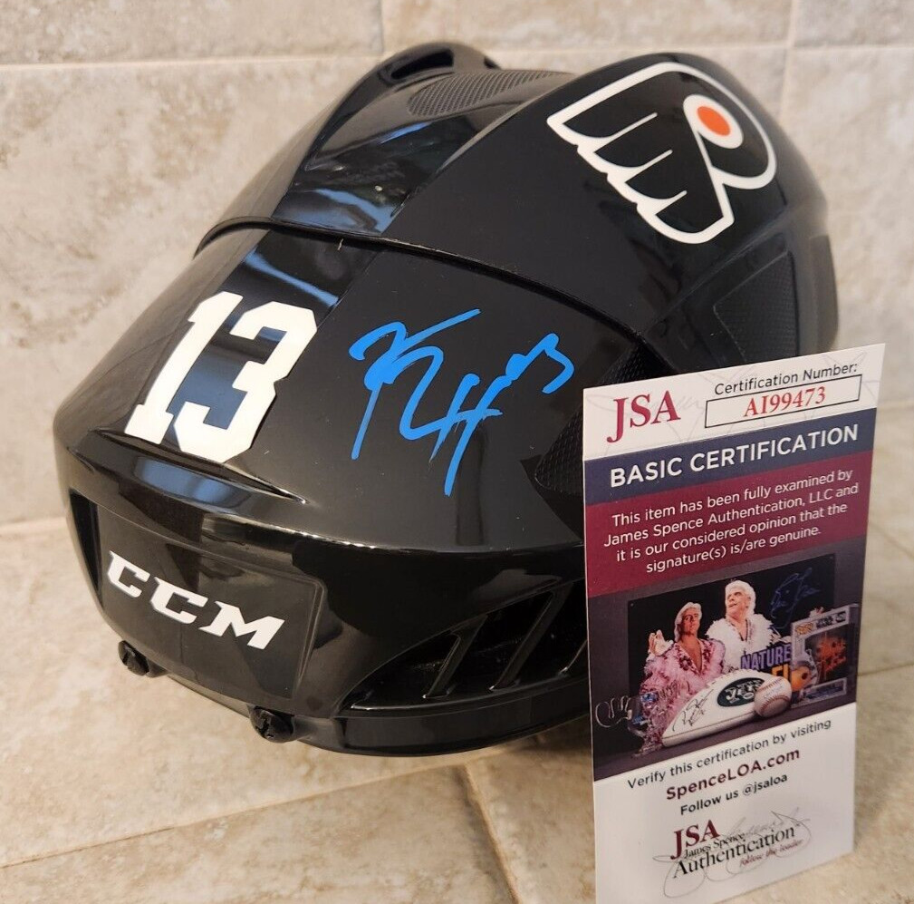 Kevin Hayes Signed Full-Size Hockey Helmet JSA COA #AI99473 ...