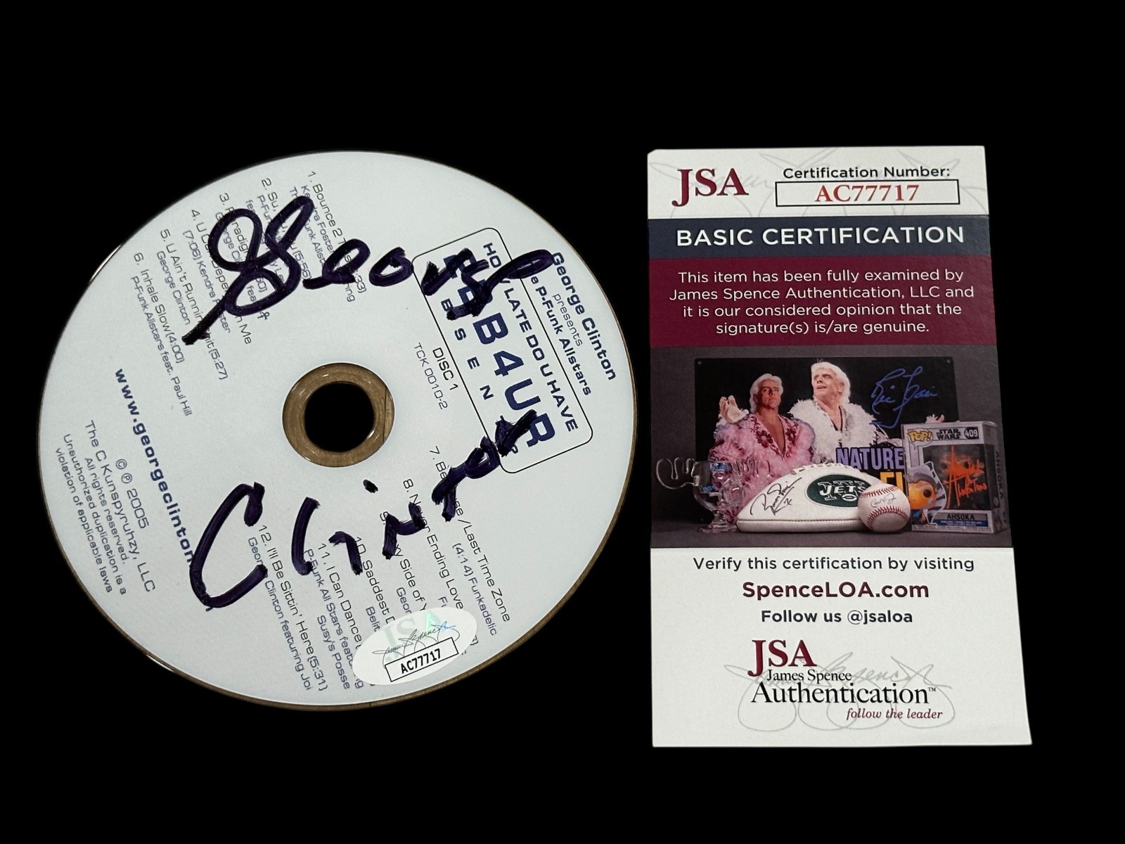 George Clinton Parliament Funkadelic Singer Funk Rare Signed Autograph ...