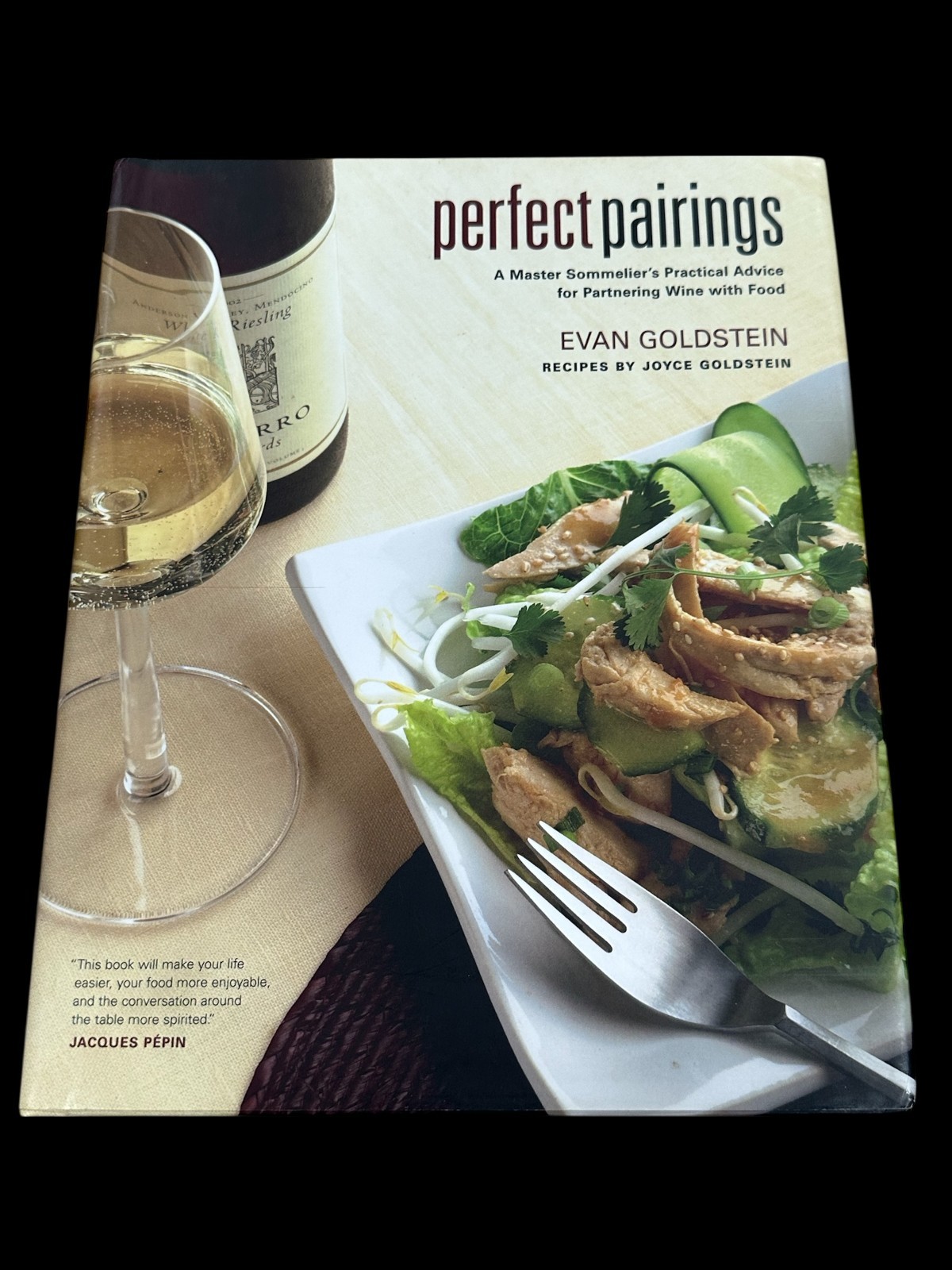 Evan Goldstein Perfect Pairings A Master Sommelier Signed Autograph ...