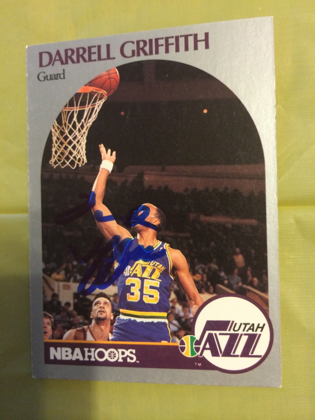 Darrell Griffith Signed Basketball Card Louisville Cardinals Utah Jazz ...