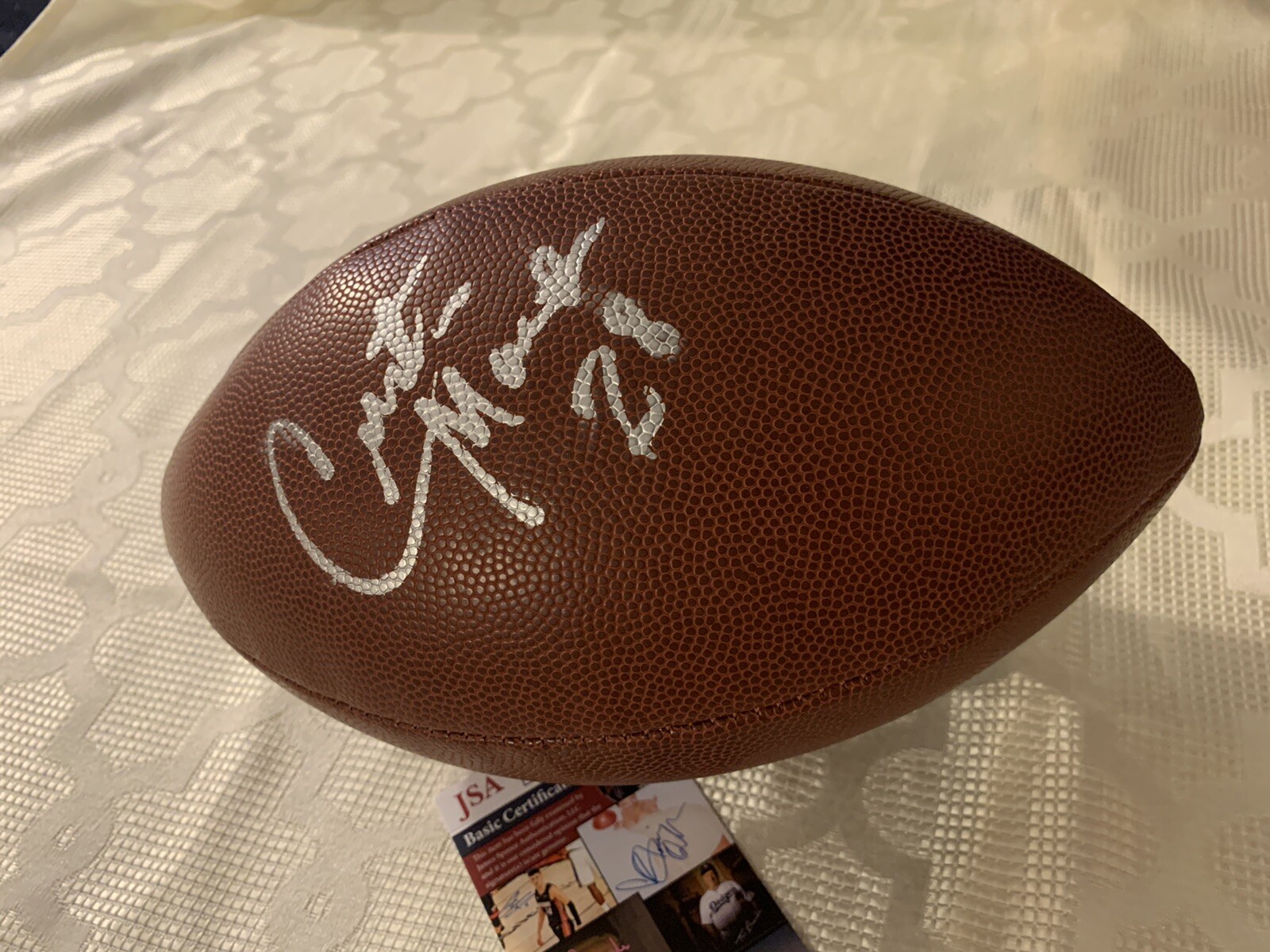 Curtis Martin Signed Nfl Football JSA Authentication COA | Autographia