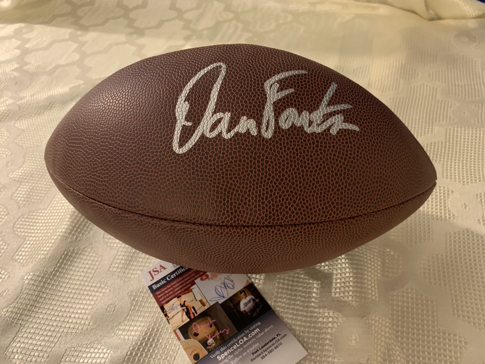 Dan Fouts Signed Nfl Football JSA Authentication COA Autographed ...