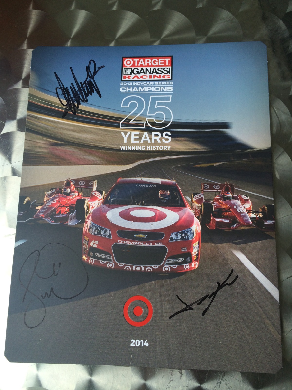 Kanaan Dixon Ganassi Signed Indy 500 Car Promo Card Indianapolis 2014 ...