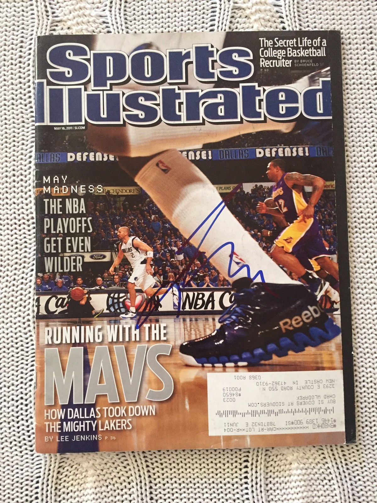 Jason Jet Terry Signed Sports Illustrated Dallas Mavericks Champs ...