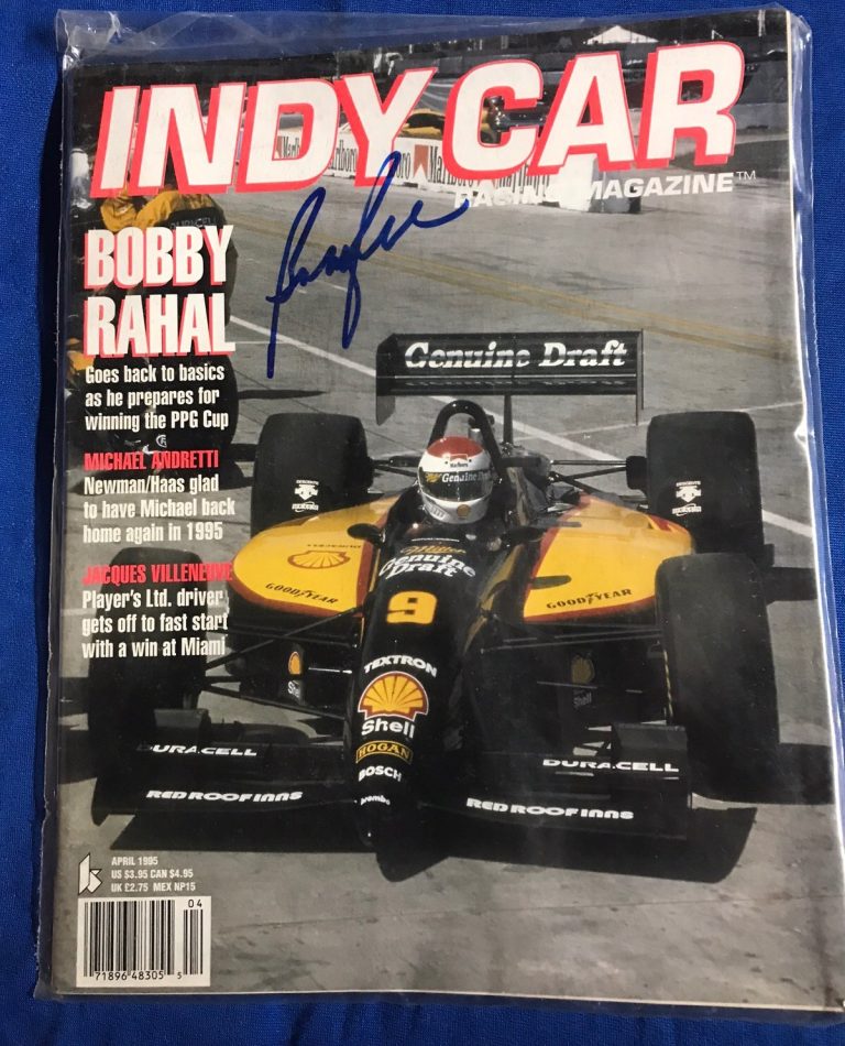 Indy Car Magazine Indy 500 Signed By Bobby Rahal Indianapolis ...