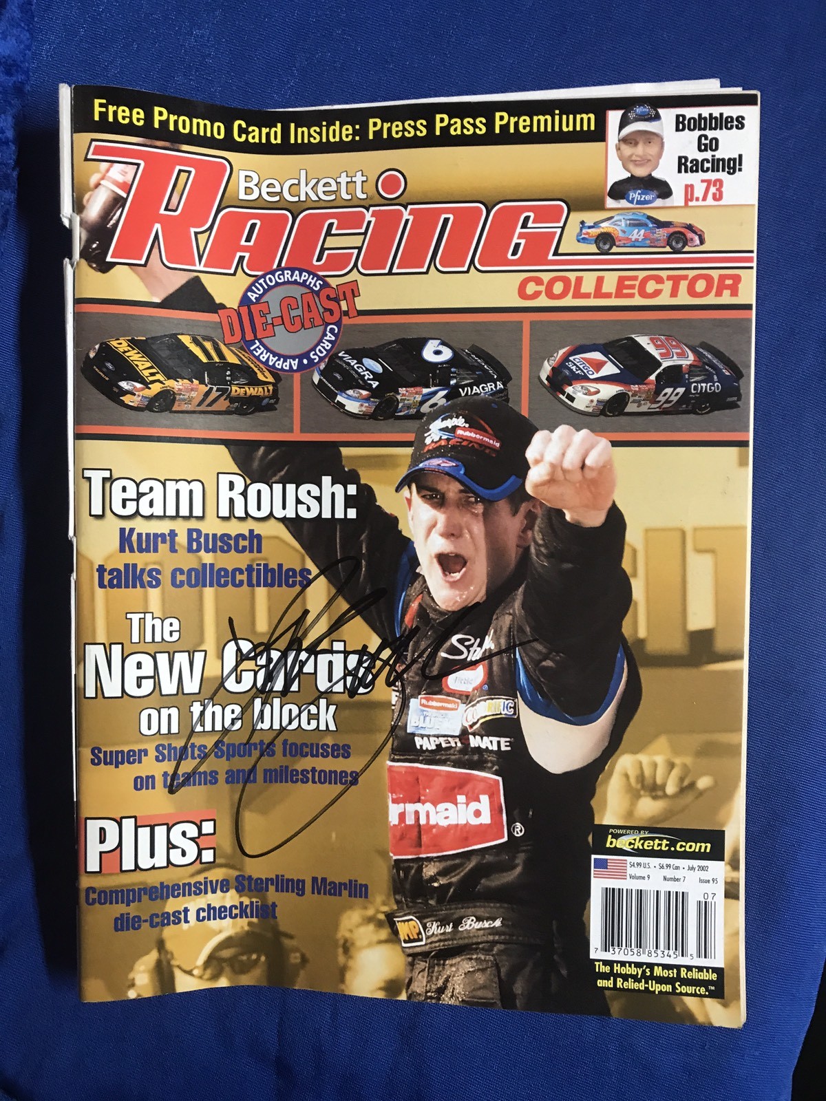 Autographed Kurt Busch Signed Magazine NASCAR | Autographia