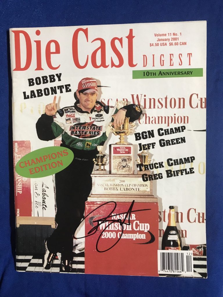 Autographed Bobby Labonte Signed Magazine NASCAR | Autographia