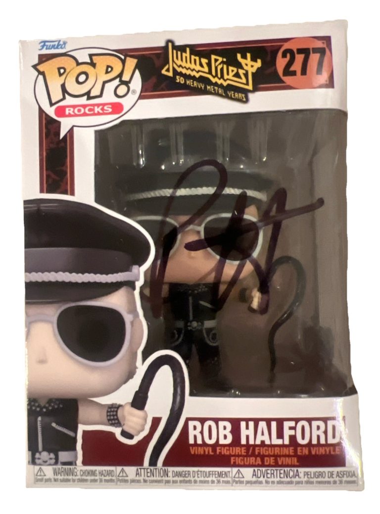 ROB HALFORD signed (JUDAS PRIEST) Pop Rocks! Funko Pop #277 Beckett BAS ...