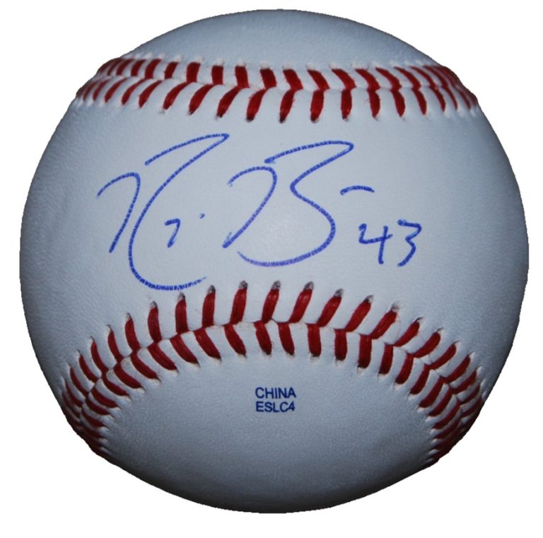 RYAN BURR signed (TORONTO BLUE JAYS) Minor League baseball BECKETT ...