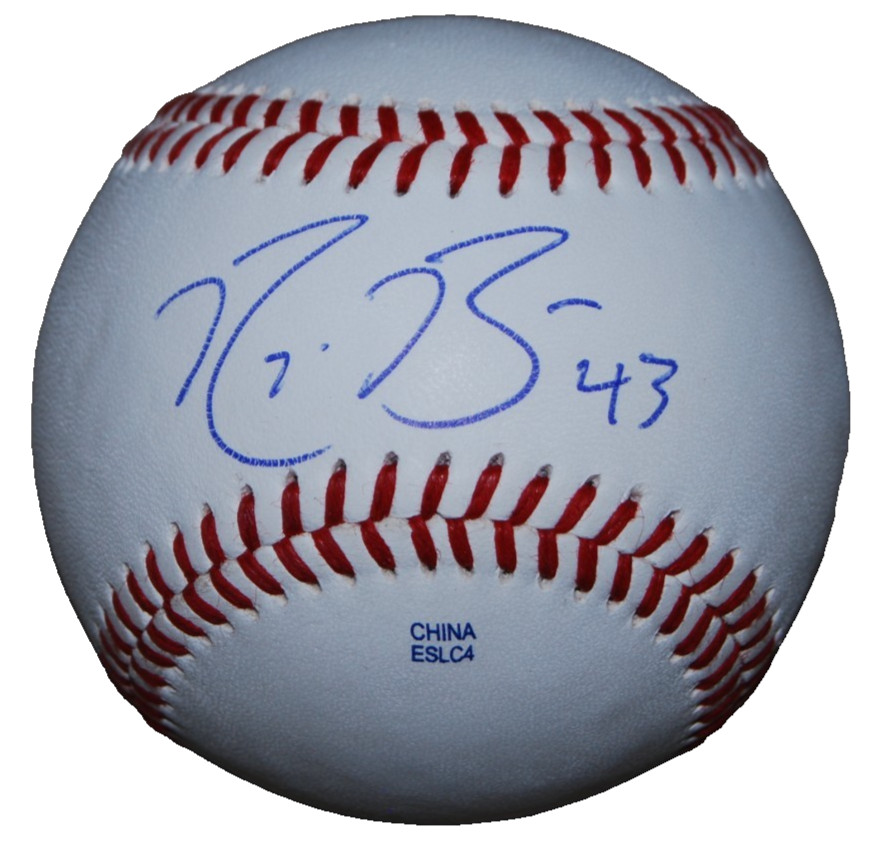 RYAN BURR signed (TORONTO BLUE JAYS) Minor League baseball BECKETT ...