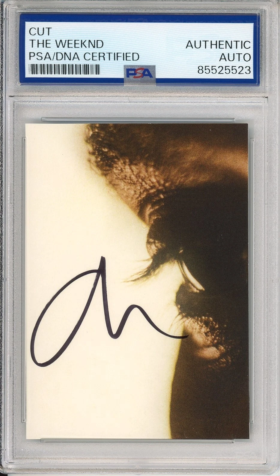 The Weeknd Signed Hurry Up Tomorrow Album Card Autograph PSA DNA COA ...