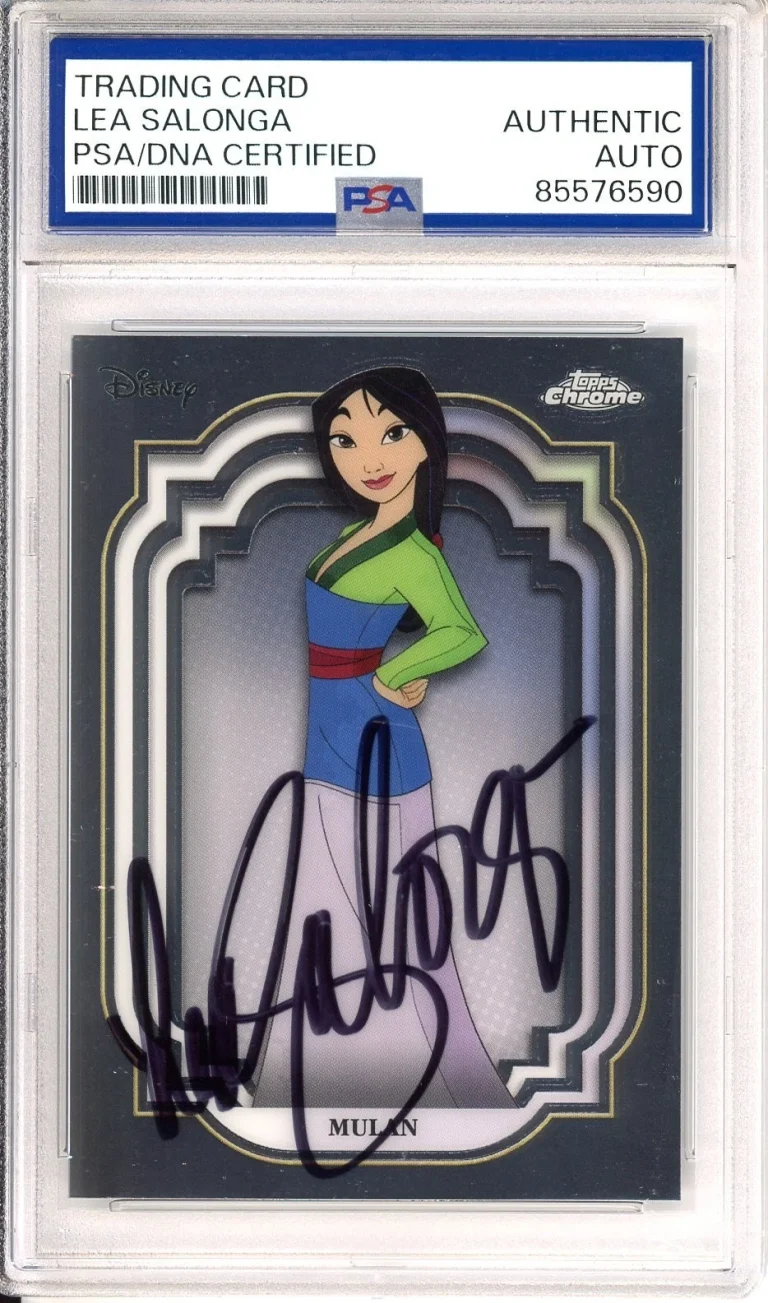 2024 TOPPS CHROME DISNEY PRINCESS MULAN SIGNED CARD BY LEA SALONGA PSA ...