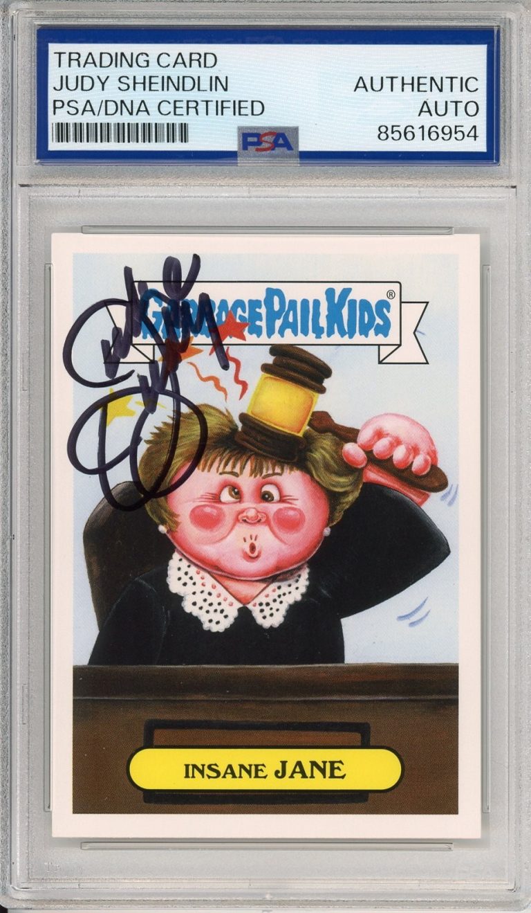 2016 Topps Garbage Pail Kids Insane Jane Judge Judy Sheindlin SIGNED ...