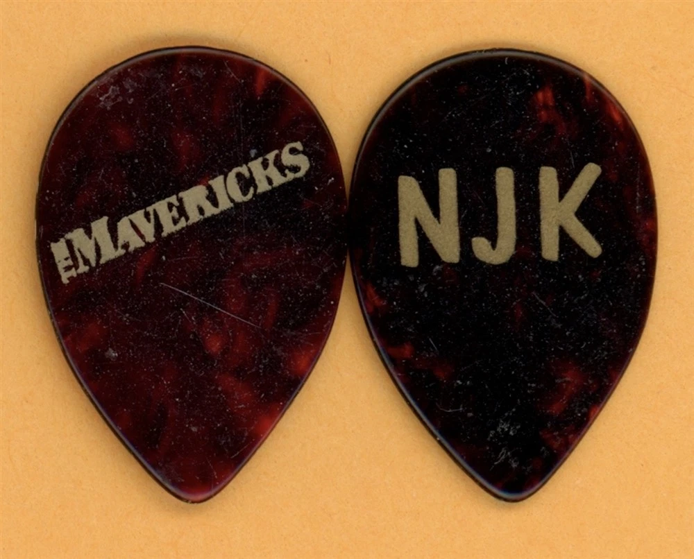 Mavericks Nick Kane Vintage Guitar Pick - 1998 Trampoline Tour ...
