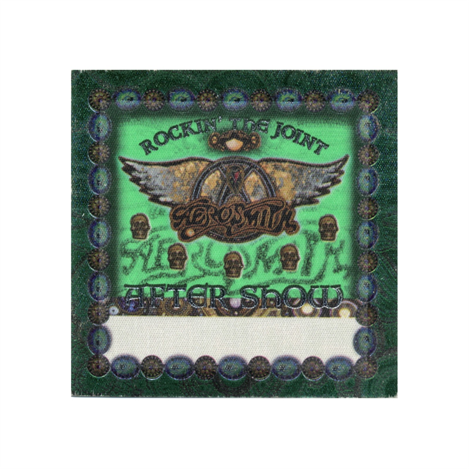 Aerosmith 2005 Rockin the Joint Concert Tour Aftershow Backstage Pass ...