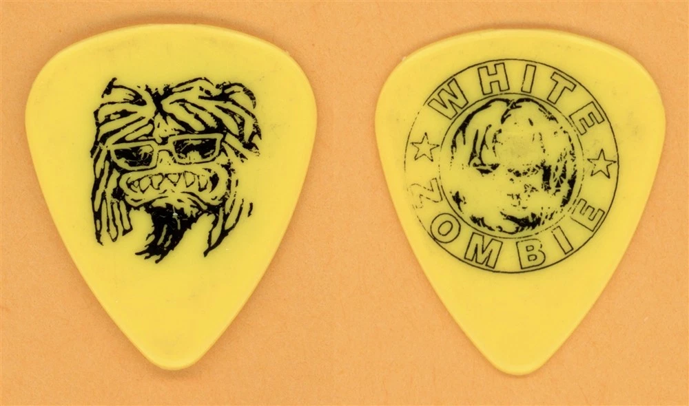 White Zombie Jay Yuenger Vintage Guitar Pick - 1992 La Sexorcisto Tour ...