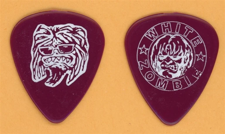 White Zombie Jay Yuenger Vintage Guitar Pick - 1992 La Sexorcisto Tour ...