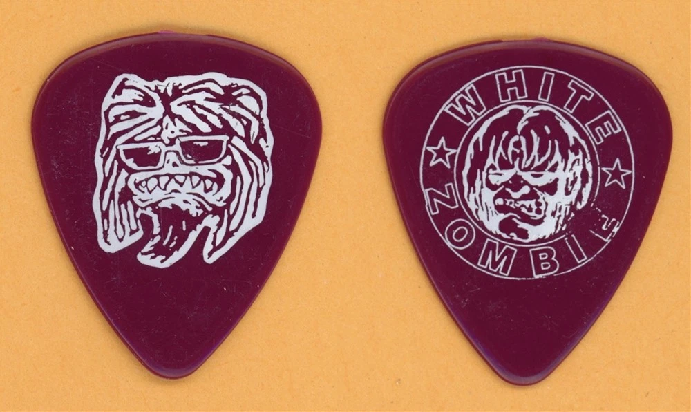 White Zombie Jay Yuenger Vintage Guitar Pick - 1992 La Sexorcisto Tour ...